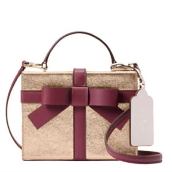 kate spade | Bags | Nwt Kate Spade Wrapping Party Gift Box Crossbody ...